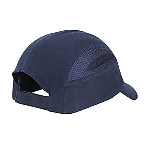 TITUS Lightweight Safety Bump Cap - Baseball Style Protective Hat (Black Vented)