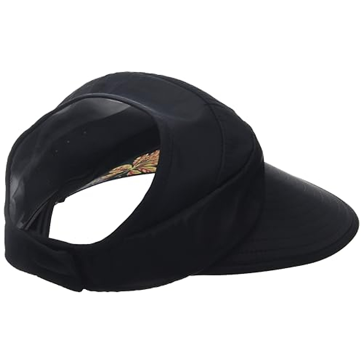 HINDAWI Sun Hats for Women Sun Hat Wide Brim UV Protection Summer Beach Foldable Visor Black