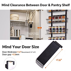 ReoTeo 9-Tier Over The Door Pantry Organizer