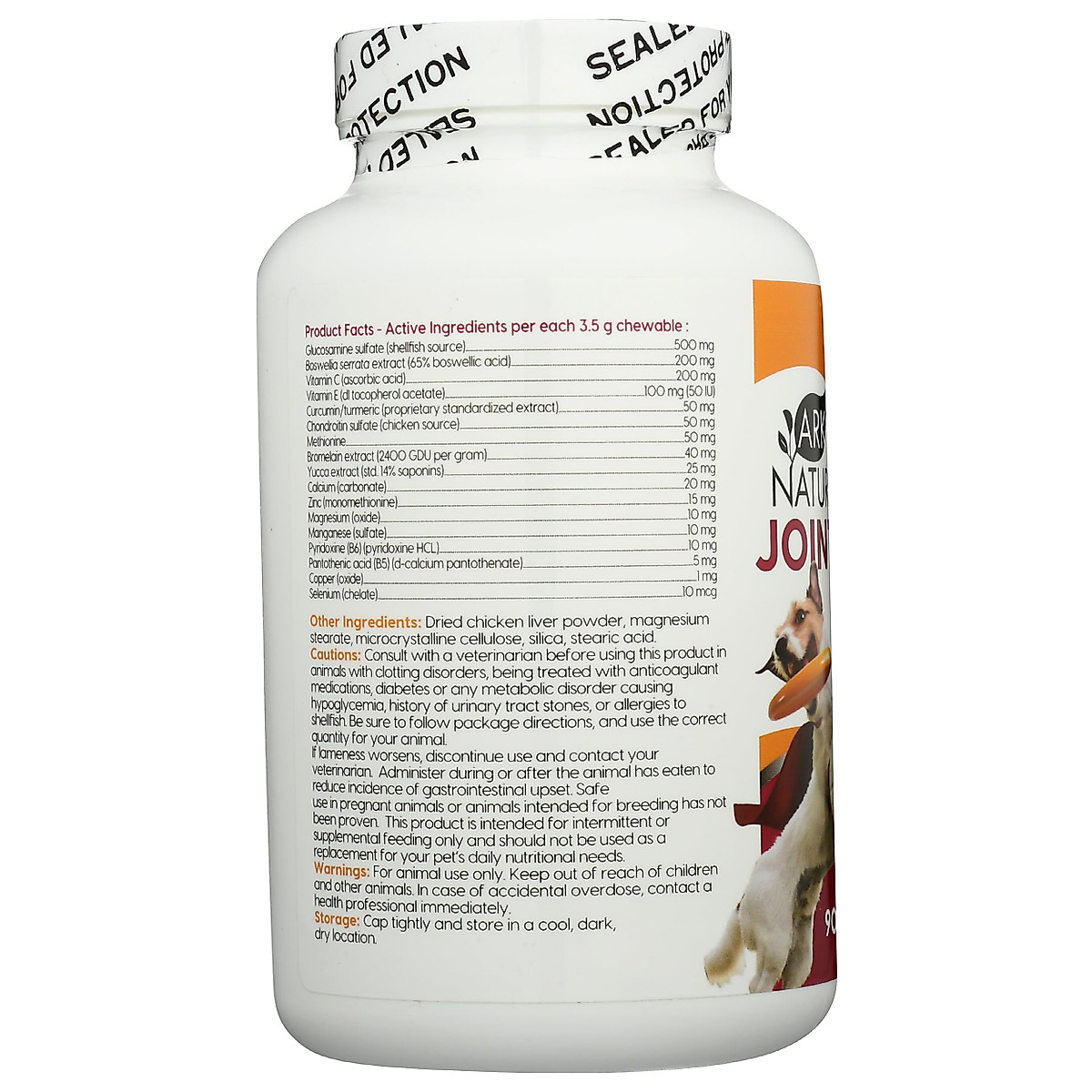 Ark Lighting NATURALS Joint Rescue Super Strength Chews (90 Count), (700542)