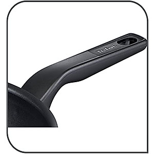 Tefal C38510 XL Force Crepe Pan 25 cm | Non-Stick Coating | Heavy Duty | Thermal Signal | Diffusion Base Pan Base | Extra Wide Shape | Sturdy Handle | Black