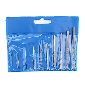 Yosoo 10Pcs DMD Diamond Tipped Drill Bit Set Twist Drill Bits for Glass Tile Stone 0077