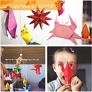 200 Sheets Origami Paper, 20x20 cm/8 Inch Origami Paper Double Sided(70gsm), 20 Colors Large Origami Paper Squares for Kids DIY School Arts Crafts Projects Children Adults