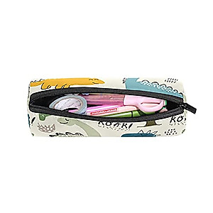Cartoon Cute Animal Dinosaur Pencil Case Pouch Pens Holder Bag with Zipper for Kids Adults Girls Boys Students Stationery Organizer Box