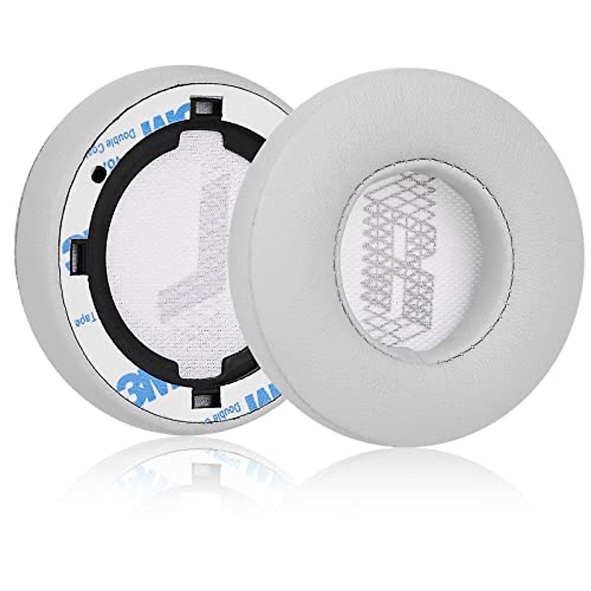 Jarmor Replacement Memory Foam & Protein Leather Ear Cushion Pads Cover for JBL E35 E35BLK E45 E45BT E45BTBLK On Ear Headphones ONLY (Gray)