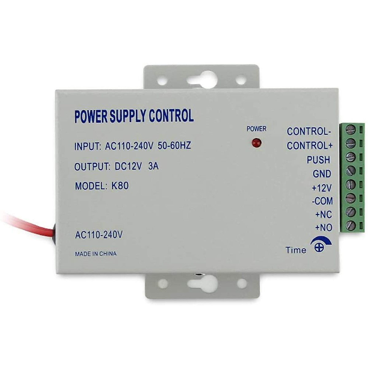 MENGQI-CONTROL Inward or Outward Door Remote Open 600lbs Electric Magnetic Lock Keypad Access Control Kit 4 Remote Control ZL Bracket 110-240V Power Supply Unit Push to Exit Button