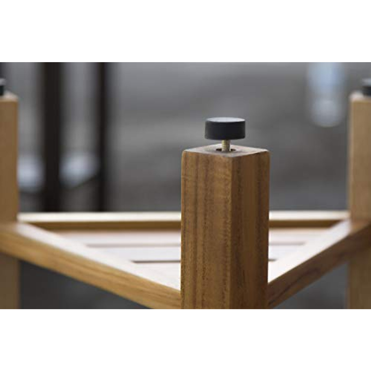 EcoDecors ED977 Flexi Corner Shower Stool, Natural