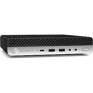 HP EliteDesk Mini Desktop Computer with 24 inch Monitor Bundle,Intel i7-6700 AX210 Wi-Fi 6e,Bluetooth 5.2,32GB RAM,New NVMe 1TB SSD, Wireless Keyboard & Mouse,Windows 10 Pro (Renewed)