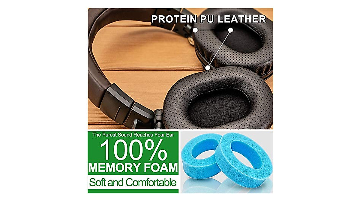 Earpads for MDR 7506 /V6/CD900ST | Ear Pads with Enhanced Memory Foam ...