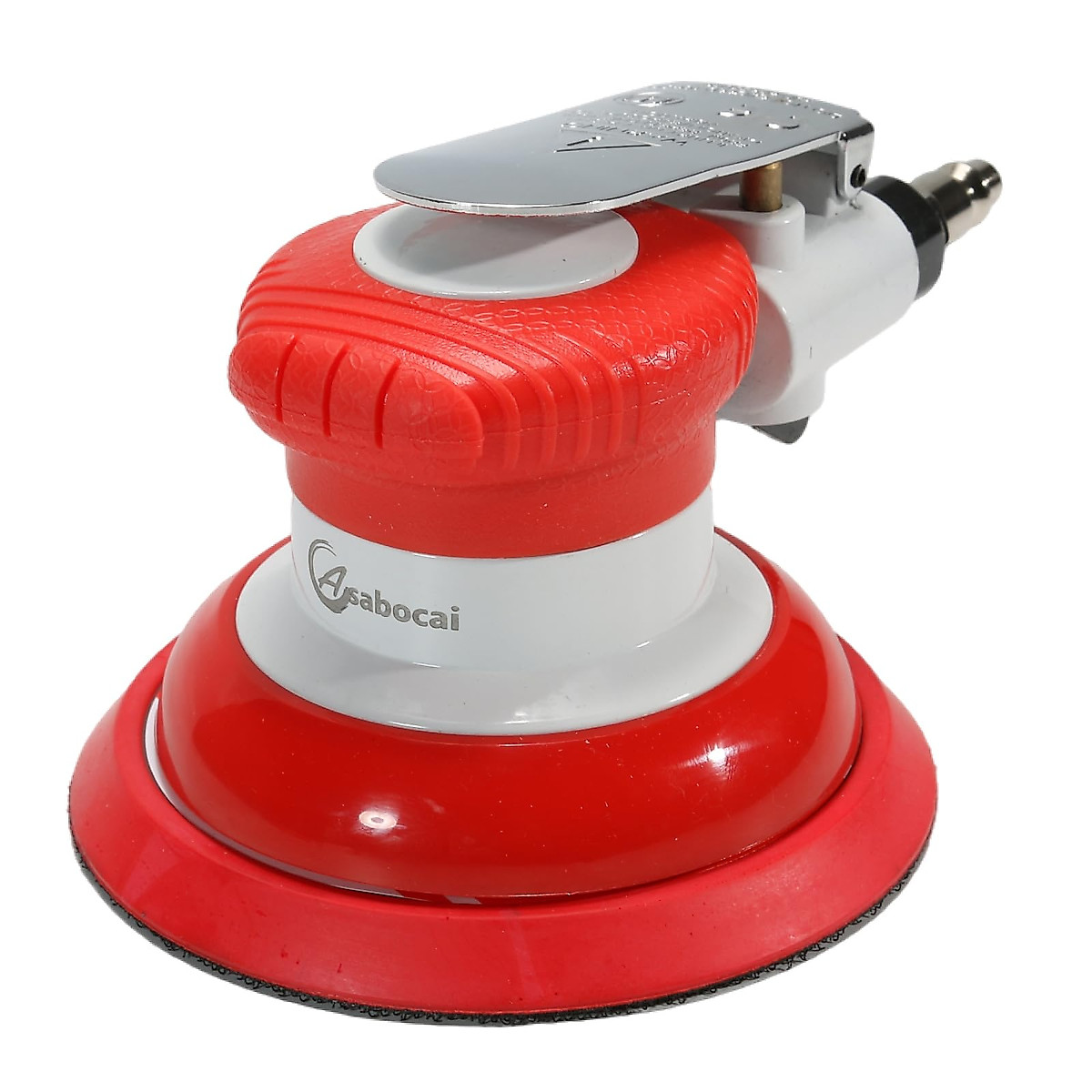 Air Random Orbital Sander, 5inch Dual-Action Sander with PSA and Hook & Loop Backing Pads, Pneumatic Palm Sander for Auto body,Metal,Woodworking