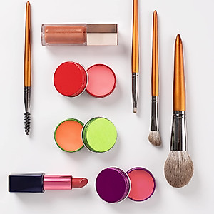 0.5 oz Screw Top Aluminum Tin Jar with Screw Lid and Blank Labels (Purple - Pack of 32)