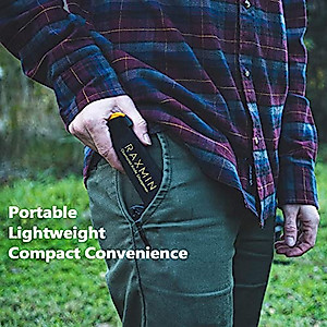 RAXMIN 5" Diamond Pocket Sharpener Folding Knife Garden Tools Sharpening 400/600 Grit Double Sided