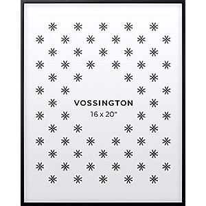 Vossington 16x20 Frame | Exclusive Black Picture Frame | 16 x 20 Inch | Thin Modern Look