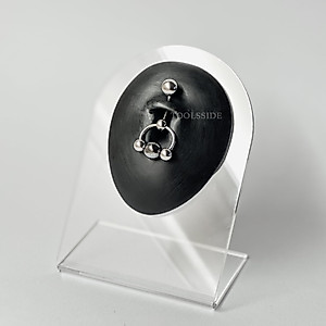 TOOLSSIDE Hood Piercing Jewelry for Genital Piercing - Vch Piercing Jewelry 14g Vertical - Hood Piercing Jewelry for Women - Vch Jewelry Vertical Hood