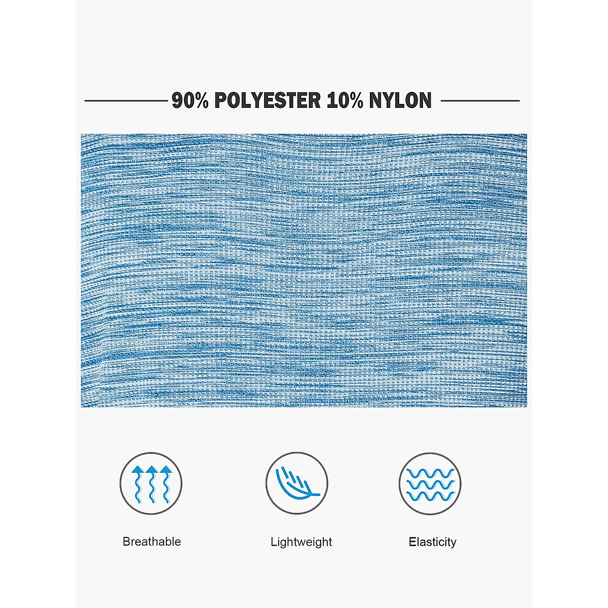 GRAMVAL Men's Crew T-Shirt,Light Weight Dry-Fit Moisture Wicking Active Athletic Performance