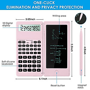 Scientific Calculators,IPepul Multi-functional Pink Kawaii Calculator with Algebra, Trigonometry, and Calculus, Suitable for Students, Teachers, &Business Professionals, lead for School supplies（Pink）