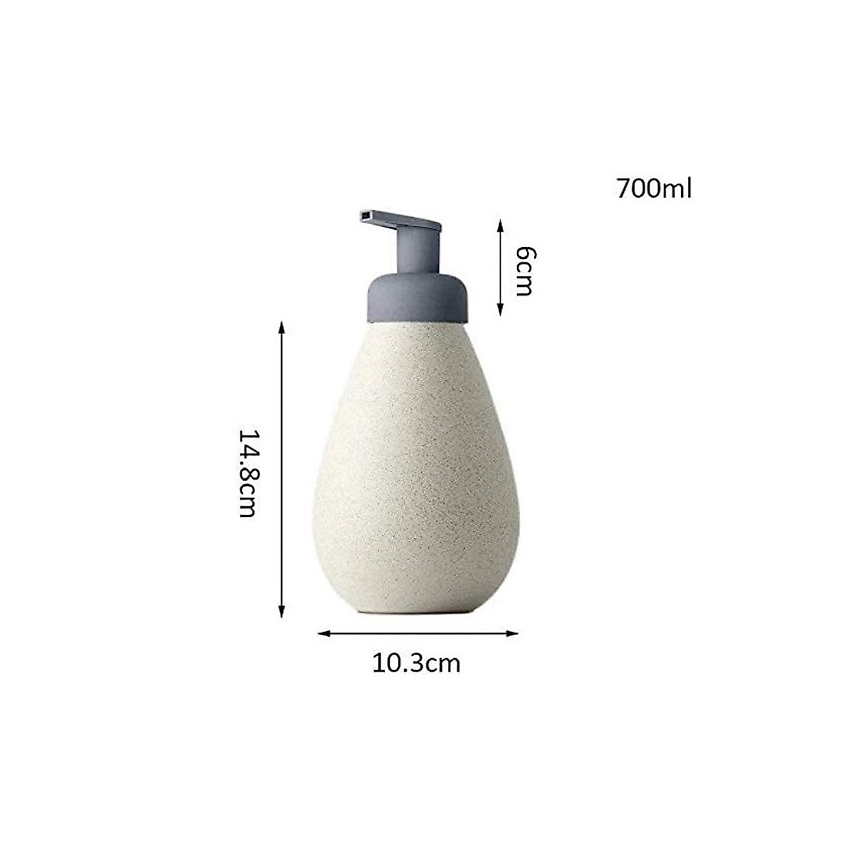Soap Dispenser Soap Dispenser Bathroom Accessories Hotel Decor,Hand sanitizer Bottle Lotion Dispenser Pump Foaming Hand Ceramics Soap Bottles