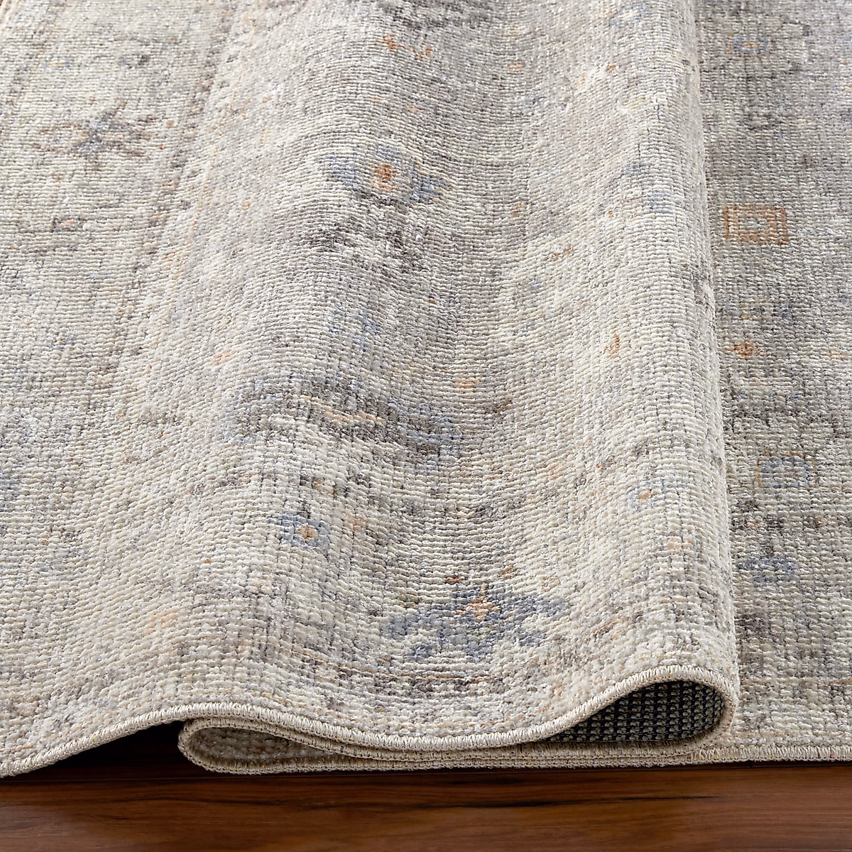 Becki Owens x Surya Davina Damask Area Rug , 9'2" x 12', Light Grey