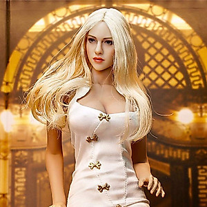 HiPlay 1/6 Scale Female Figure Head Sculpt, Girl Doll Head for 12" Action Figure Phicen DH026(A)