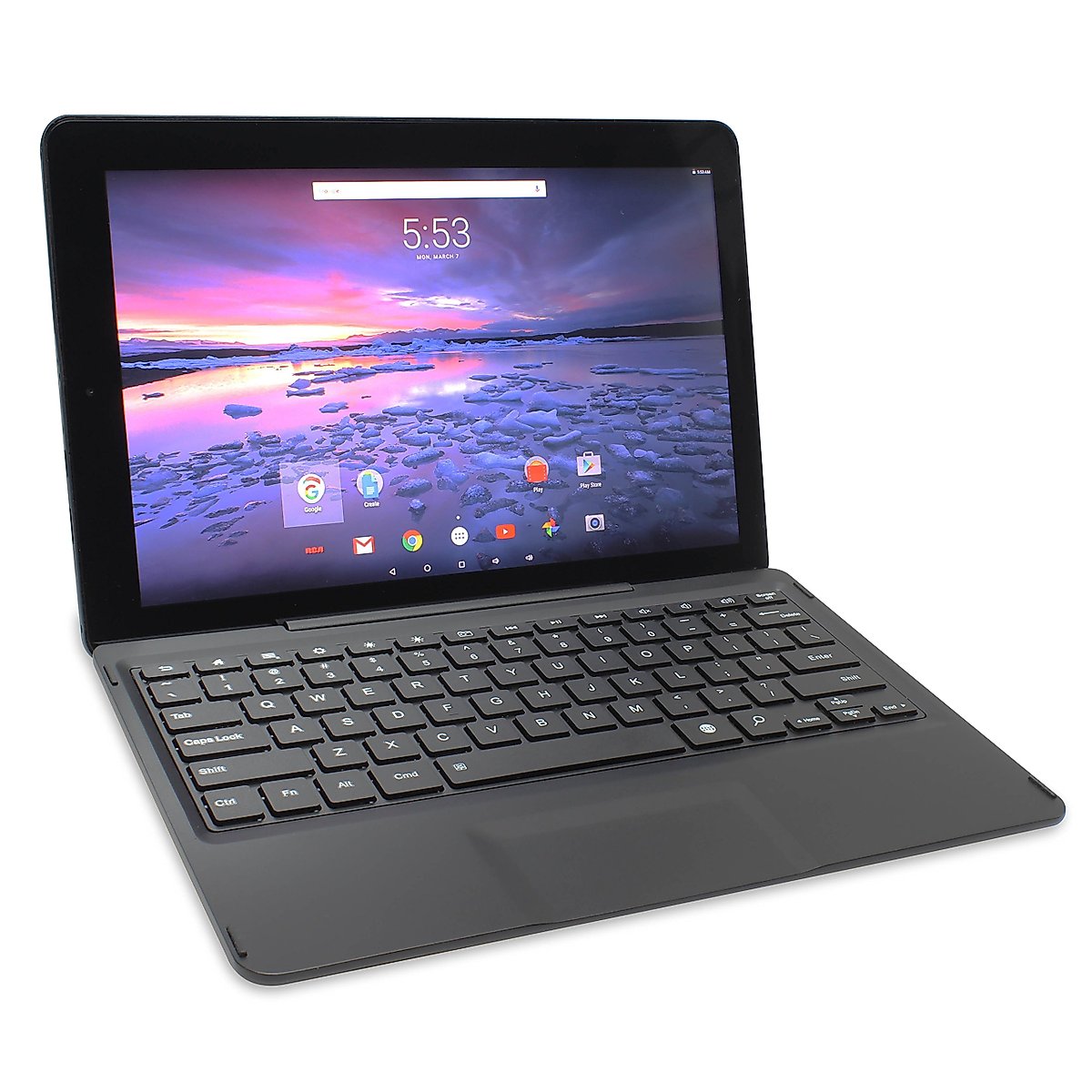 Pro12 with WiFi 12.2" 2-in-1 Touchscreen Tablet PC Featuring Android 6.0 (Marshmallow) Operating System, Black