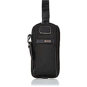 Tumi 02603585 Men's Sling, Official Product, Alpha Compact Sling, Black, One Size