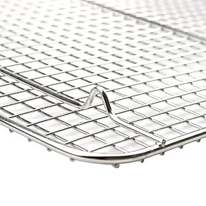 Foraineam 2-Pack Stainless Steel Cooling Rack, 11.5 x 16.5 inch Large Baking Rack Fits Half Sheet Pans, Oven Safe Wire Rack for Cooking, Roasting & Drying