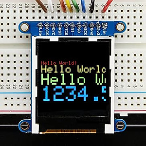 Adafruit 1.44" Color TFT LCD Display with MicroSD Card breakout [ADA2088]