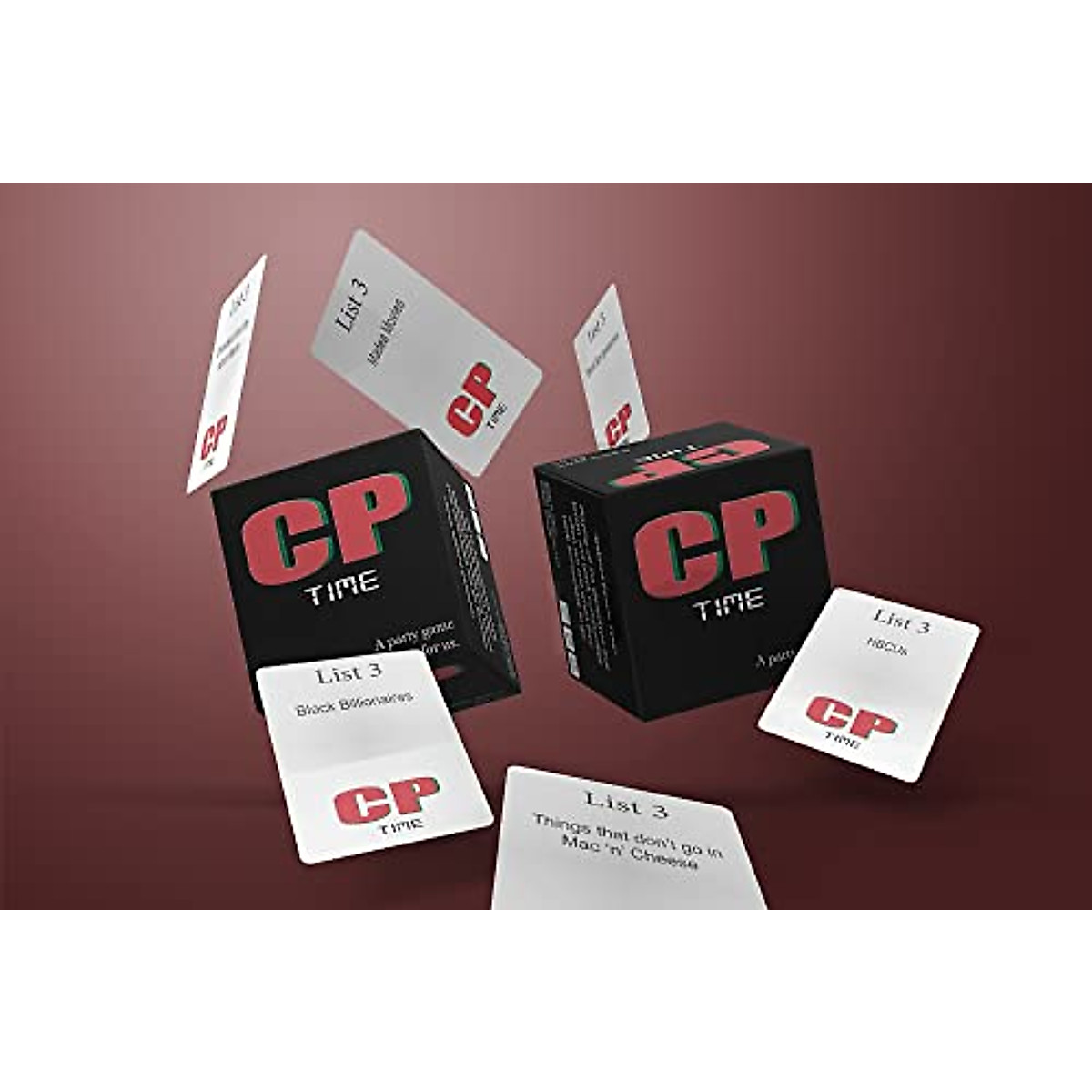 Cp Time Game: A Party Game for US - Card Game for The Culture. Beat The Unpredictable Timer!, Black Trivia Style Game, Multiple Categories: Pop Culture, Music, General Knowledge, & More!