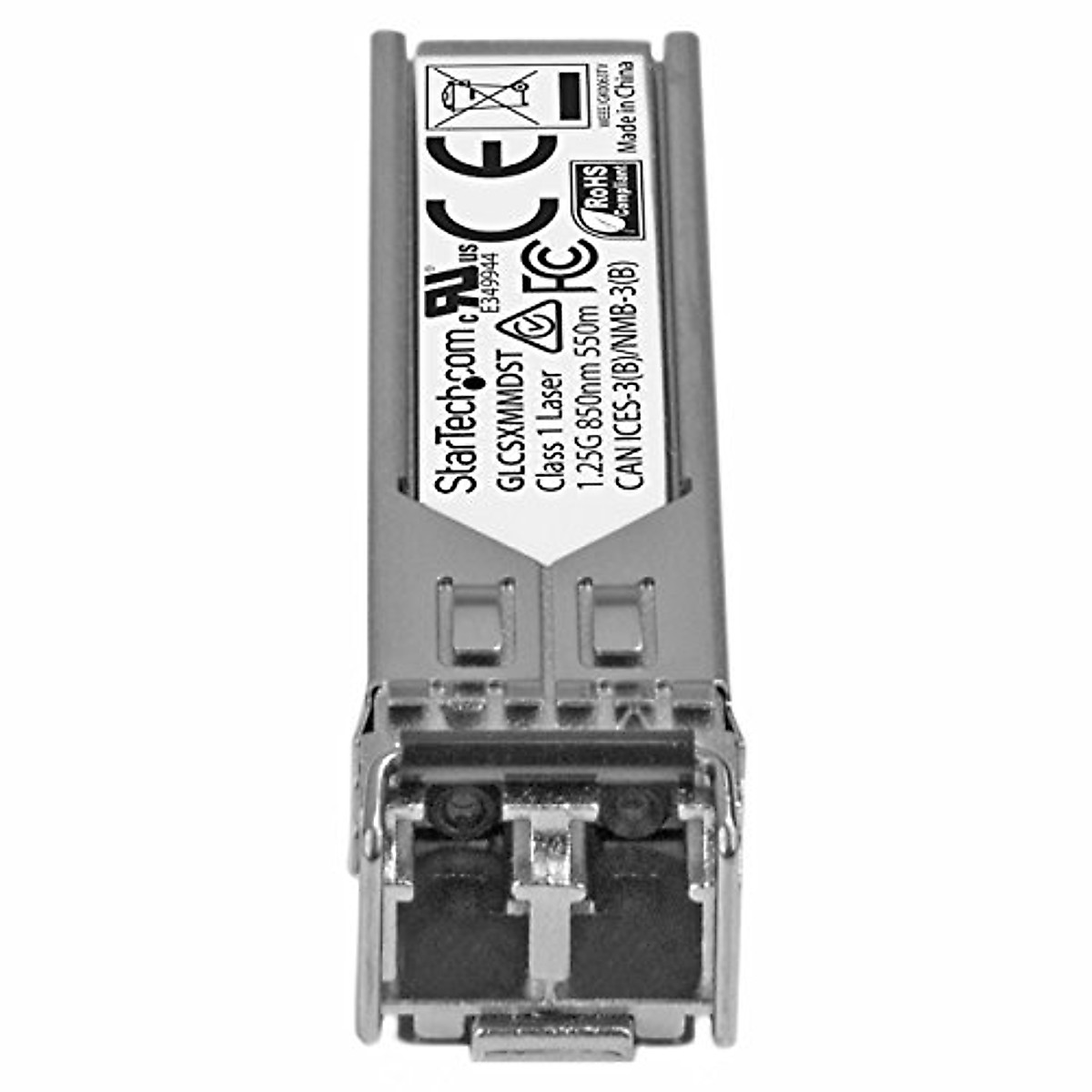 StarTech.com Cisco GLC-SX-MMD Compatible SFP Module - 1000BASE-SX - 1GbE Multimode Fiber MMF Optic Transceiver - 1GbE SFP - LC 550m - 850nm - DDM Cisco Firepower, ASR920, IE2000 (GLCSXMMDST)