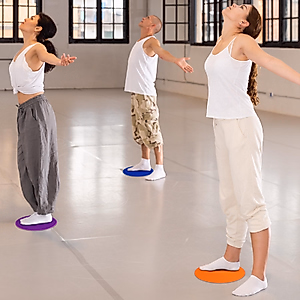 Tinideya 60 Pcs TPE Floor Spot Markers Floor Dots for Gym Flat Non Slip Spot Marker Dance Dot for Classroom Gym Sports Soccer Basketball Agility Training Field Marking Equipment(5 Inch)