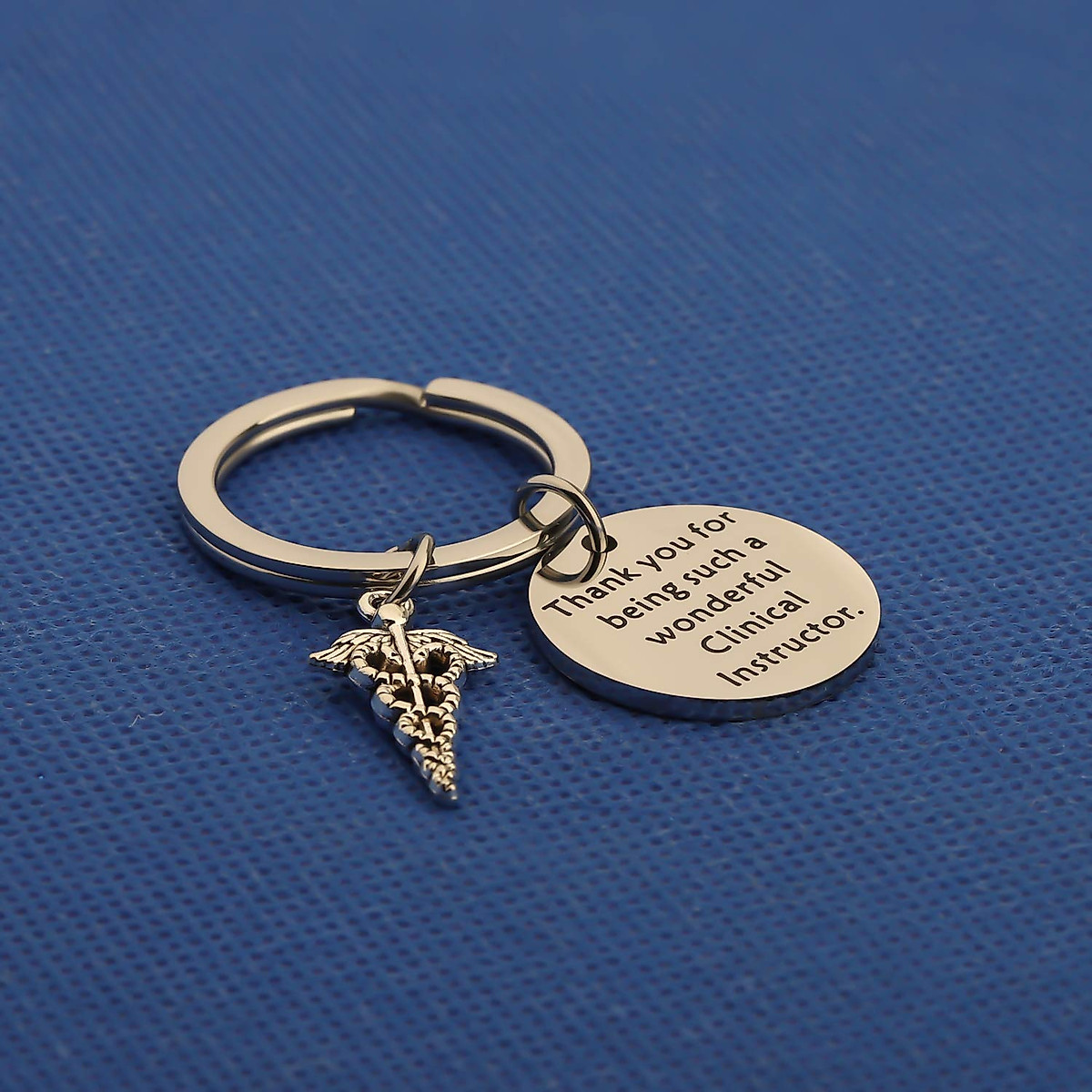 BAUNA Nursing Instructor Key Ring Idea for Nurse Clinical Instructor Keychain