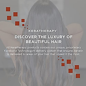 KERATHERAPY Keratin Infused Color Protect Shampoo, 33.8 fl. oz., 1000 ml - Gluten Free Color Protecting Shampoo for Color Treated Hair with Kerabond Technology, Red Raspberry Oil, Omega 3 & 6