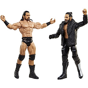 WWE Seth Rollins vs Drew McIntyre Championship Showdown 2-Pack 6-in / 15.24-cm Action Figures High Flyers Battle Pack for Ages 6 Years Old & Up