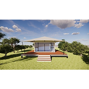 Whisper-C-1600 sq.ft.from Compact to Spacious, Cozy to Luxurious: 400sq.ft. Small Houses,900 sq.ft. Two-bedrooms, or1600 sq.ft. Three-bedrooms. Built Steel, Your Dream Home is Ready in 3 to 15 Days.