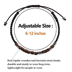 To My Son - I Love You Morse Code Bracelet, Adjustable Inspirational Beaded Morse Code Bracelets, Personalized Men Bracelet, Back to School Bracelet, First Day of School Bracelet Gift for Son, wood