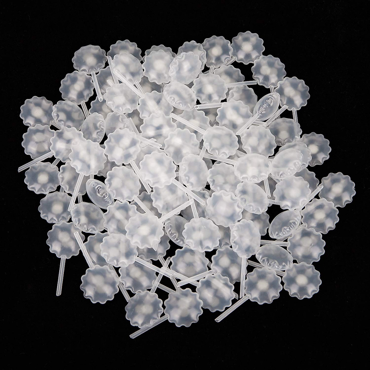 Yopay 300 Pieces Cupcake Pipettes Squeeze Dropper, 4ml Disposable Liquid Strawberry Transfer Injectors Pipettes Infusers for Chocolate, Moveland Cupcakes, (Heart Shape, Round, Rectangular), Clear