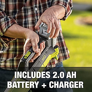 Sun Joe 24V-TB-LTE 24-Volt iON+ Jet Blower Cordless Compact Turbine Leaf Blower 100-MPH, Kit (w/2.0-Ah Battery + Quick Charger)