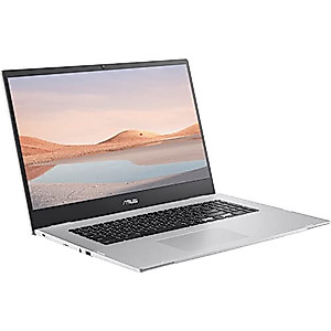 ASUS Chromebook Light Laptop, 17.3" FHD Widescreen Slim-Bezel, Intel Celeron N4500, Type-C, Wi-Fi 6, Intel UHD Graphics, 17 Hours Battery Life, Webcam (4GB DDR4 RAM | 32GB eMMC+128G SD Card)