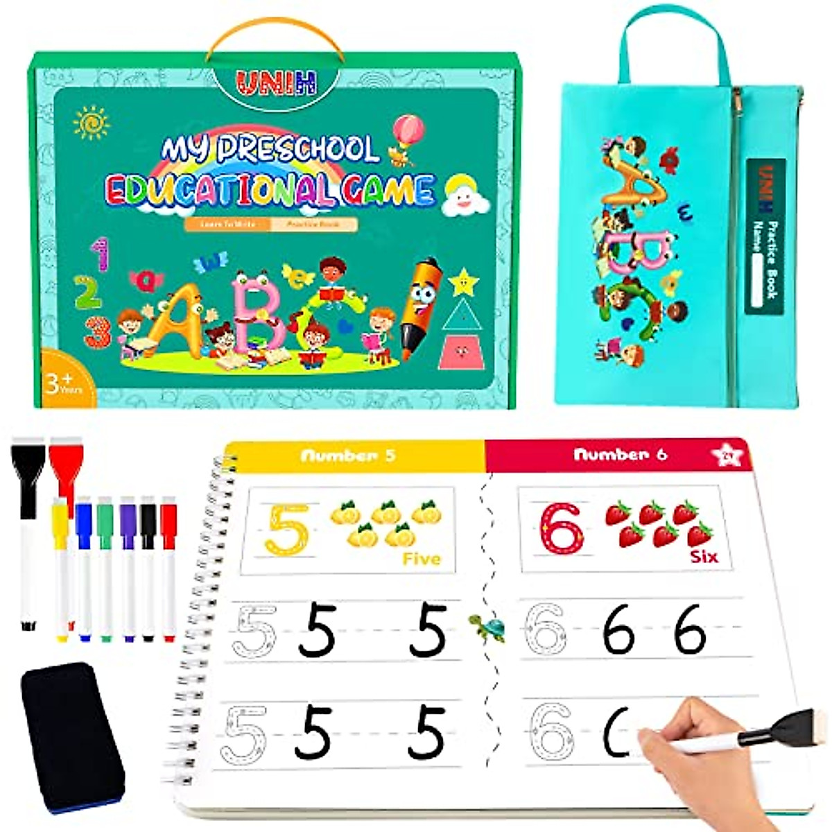 Fun Preschool Learning Activity Book for Kids