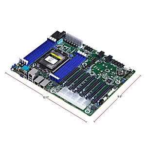 ASRock Rack ROMED8-2T Single Socket SP3 LGA 4094/ DDR4/ SATA3&USB3.1/ V&2GbE/ ATX Motherboard