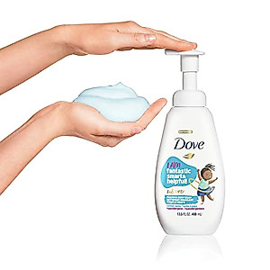 Dove Kids Care Foaming Body Wash For Kids Cotton Candy Hypoallergenic Skin Care 13.5 oz