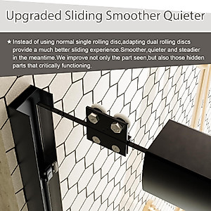 44-48 in. x 72 in. Sliding Shower Door, Adjustable Semi-Frameless Bypass Shower Door, 1/4" (6mm) Thick SGCC Tempered Glass Door, 304 Stainless Steel Hardware (Black)