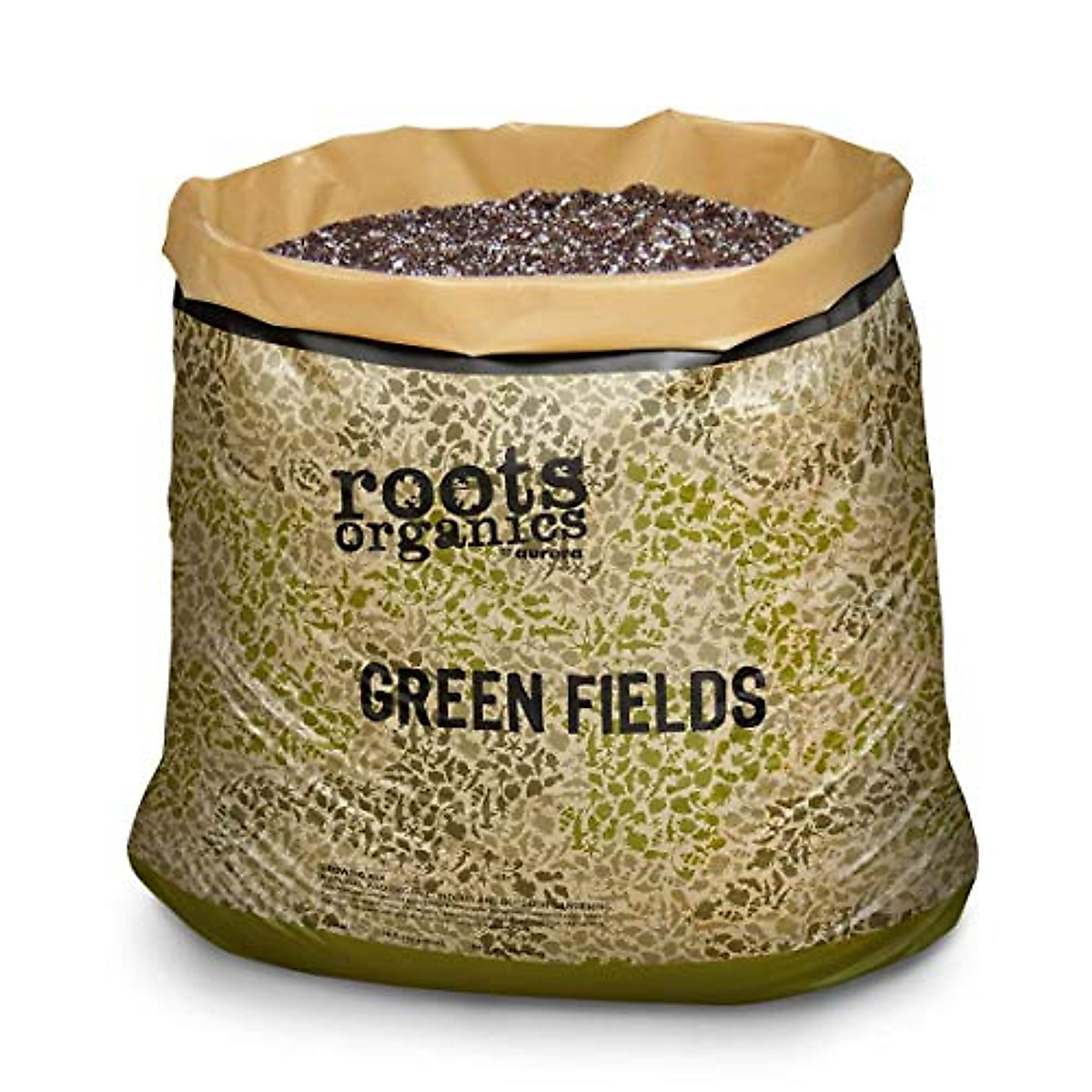 Roots Organics ROGF Green Fields Hydroponic Nutrient-Based Gardening Potting Soil for Plants, Flowers, and Outdoor Gardens, 1.5 Cu Ft (2 Pack)