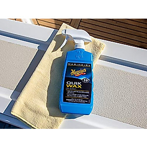 Meguiar's M5916 Marine/RV Quik Wax Clean & Protect - 16 Oz Bottle
