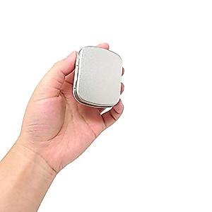 Honbay 6PCS Mini Portable Metal Hinged Lid Empty Storage Boxes Tins Containers for Candies Pills Jewelry Craft