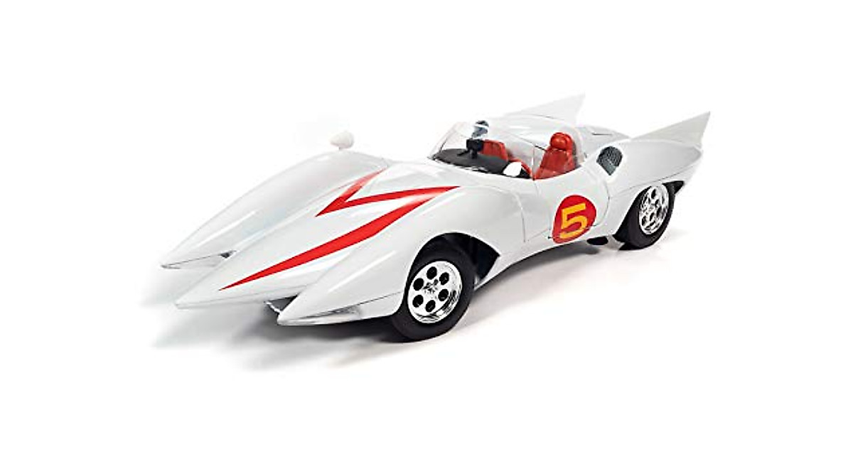 Speed Racer Mach 5 Diecast Model Car with Figures