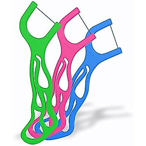 DenTek Kids Fun Flossers Wild Fruit | 75-Count Floss Picks | 2-Pack