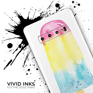 DesignSkinz Summer Mode Ice Cream v2 Protective Vinyl Decal Wrap Skin Cover Compatible with The Samsung Galaxy S20 (Screen Trim & Back Glass Skin)