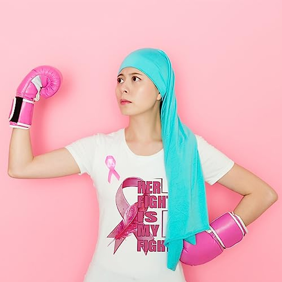 6 Sheets Breast Cancer Awareness Iron on Transfer Pink Ribbon Iron on Patches Stickers Heat Transfer Stickers Crown Letter Design Vinyl Appliques Sticker for T-Shirt Jean Pillow Cover DIY Decorations