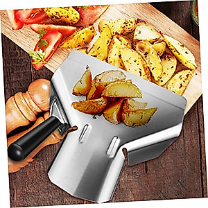 UPKOCH 2pcs Popcorn Shovel Stainless Steel Spoon Candy Popcorn Chip Popcorn Bagger Utility Scooper Stainless Steel Small Spoon Popcorn Machine Supplies Food Dispensing Tool Dry Food Scoop